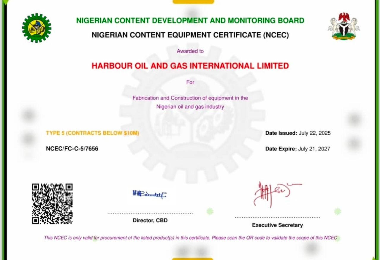 Harbour Oil & Gas | Premier Integrated Energy Solutions Nigeria